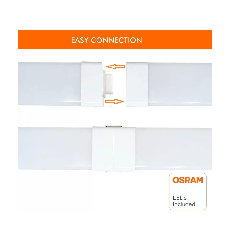 Regleta Estanca Slim LED 36W - OSRAM CHIP DURIS E 2835 - IP65
